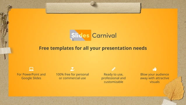 slide carnaval presentation template free | PPTX