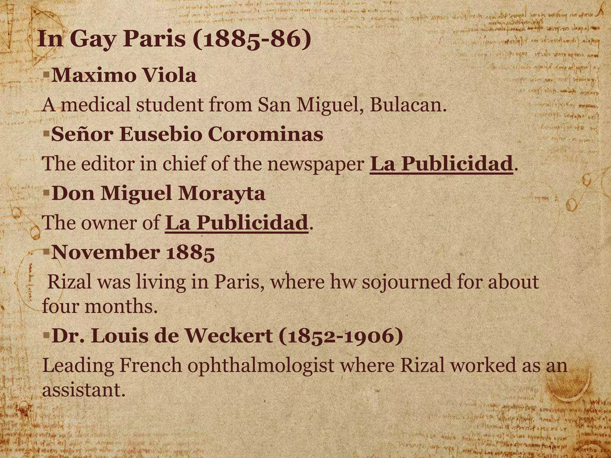 Rizal Chapter 7: Paris to Berlin | PPTX