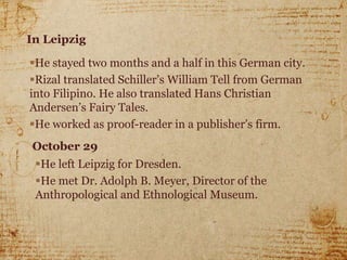 Rizal Chapter 7: Paris to Berlin | PPTX