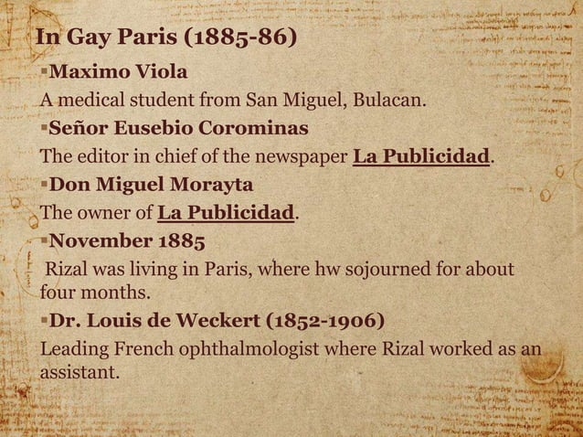 Rizal Chapter 7: Paris to Berlin | PPTX