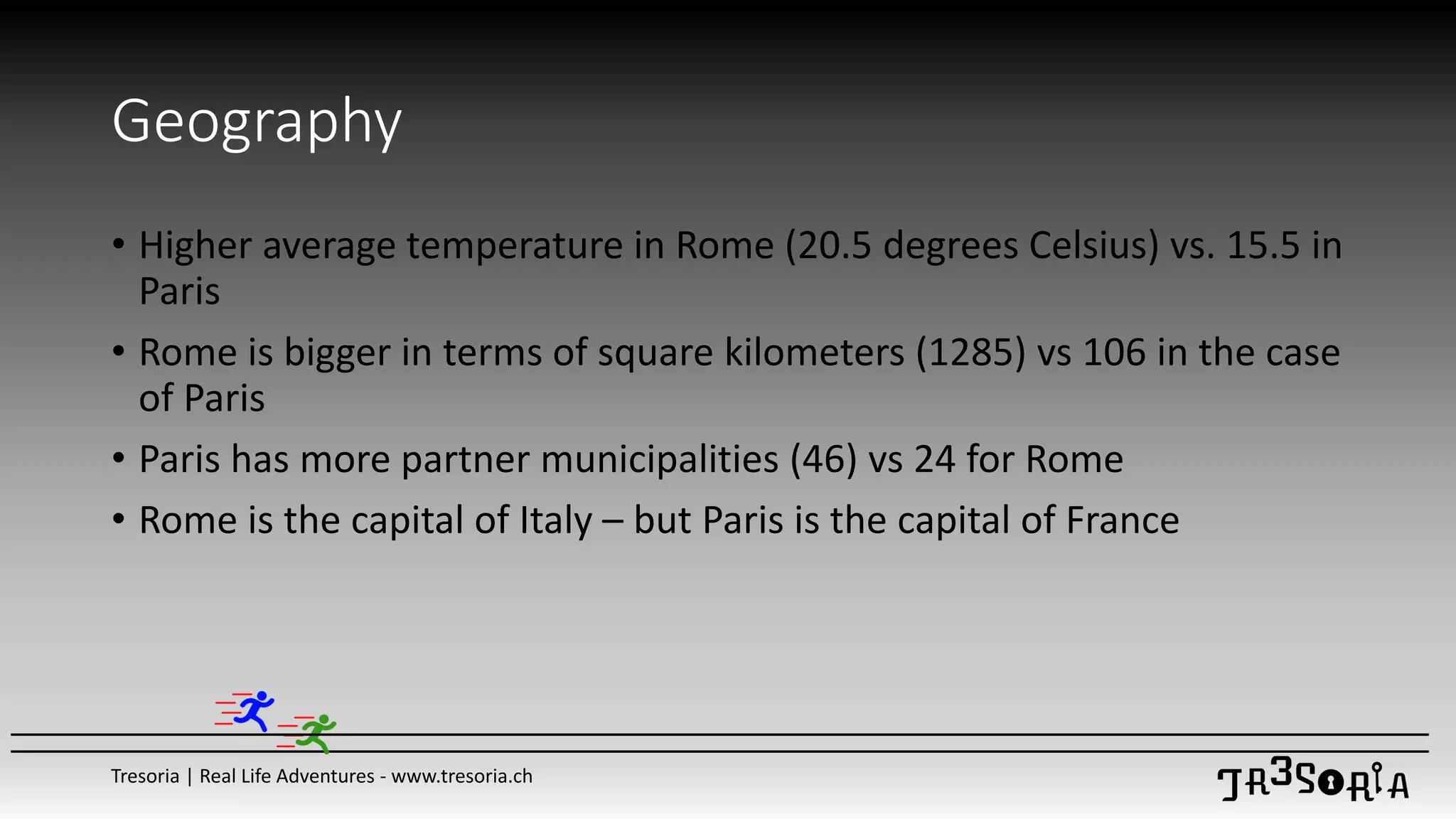 Paris vs rome tresoria | PDF