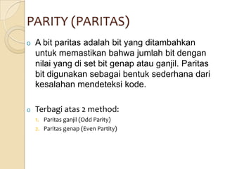 Parity | PPT