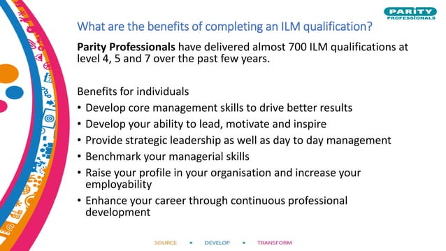 Benefits of Completing an ILM Qualification | PPT