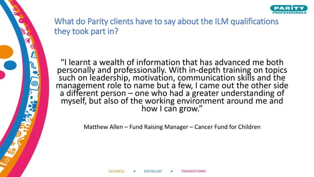Benefits of Completing an ILM Qualification | PPT