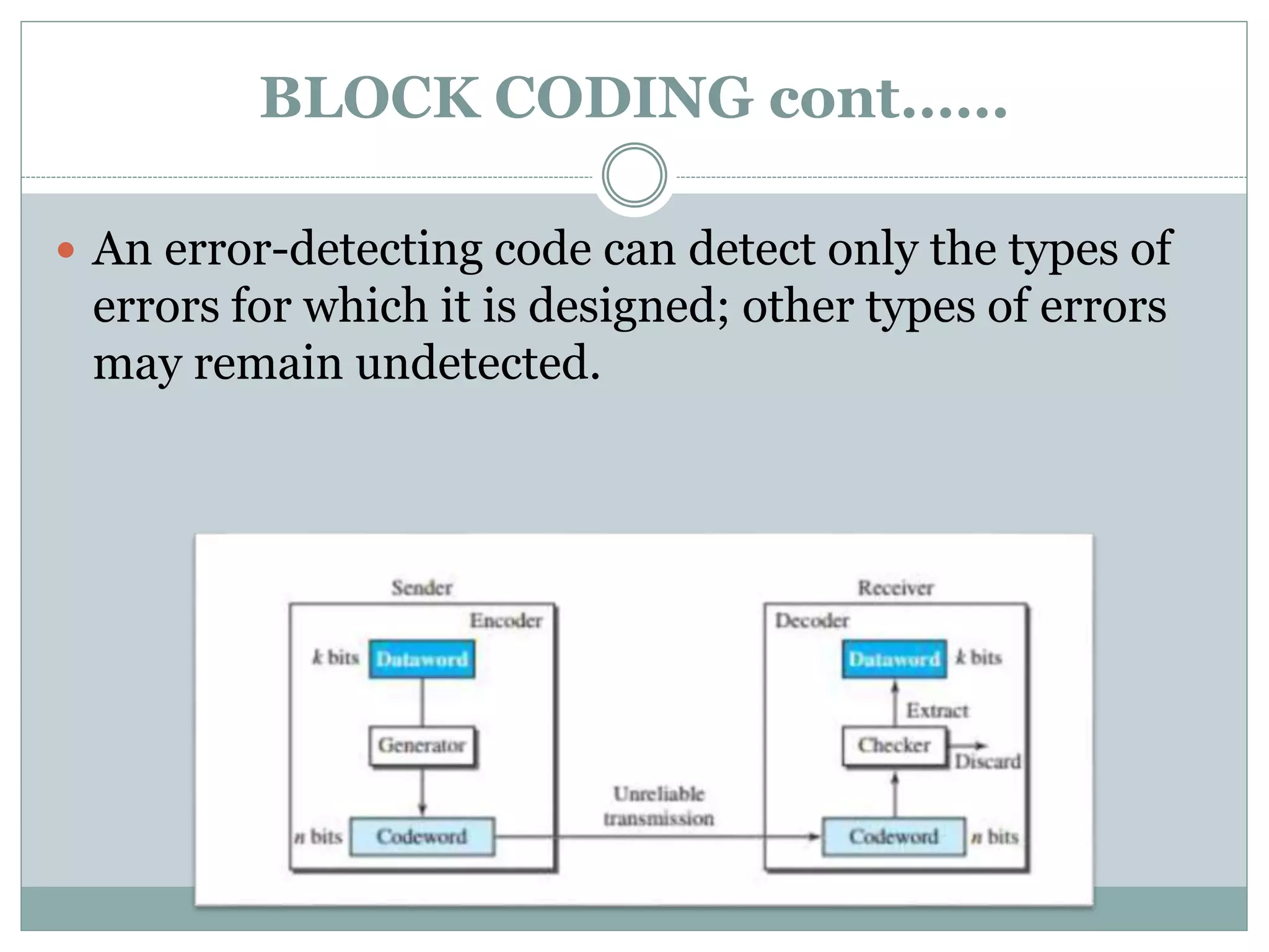 Parity check, redundancy, and errors | PPTX
