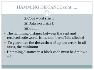 Parity check, redundancy, and errors | PPT | Free Download