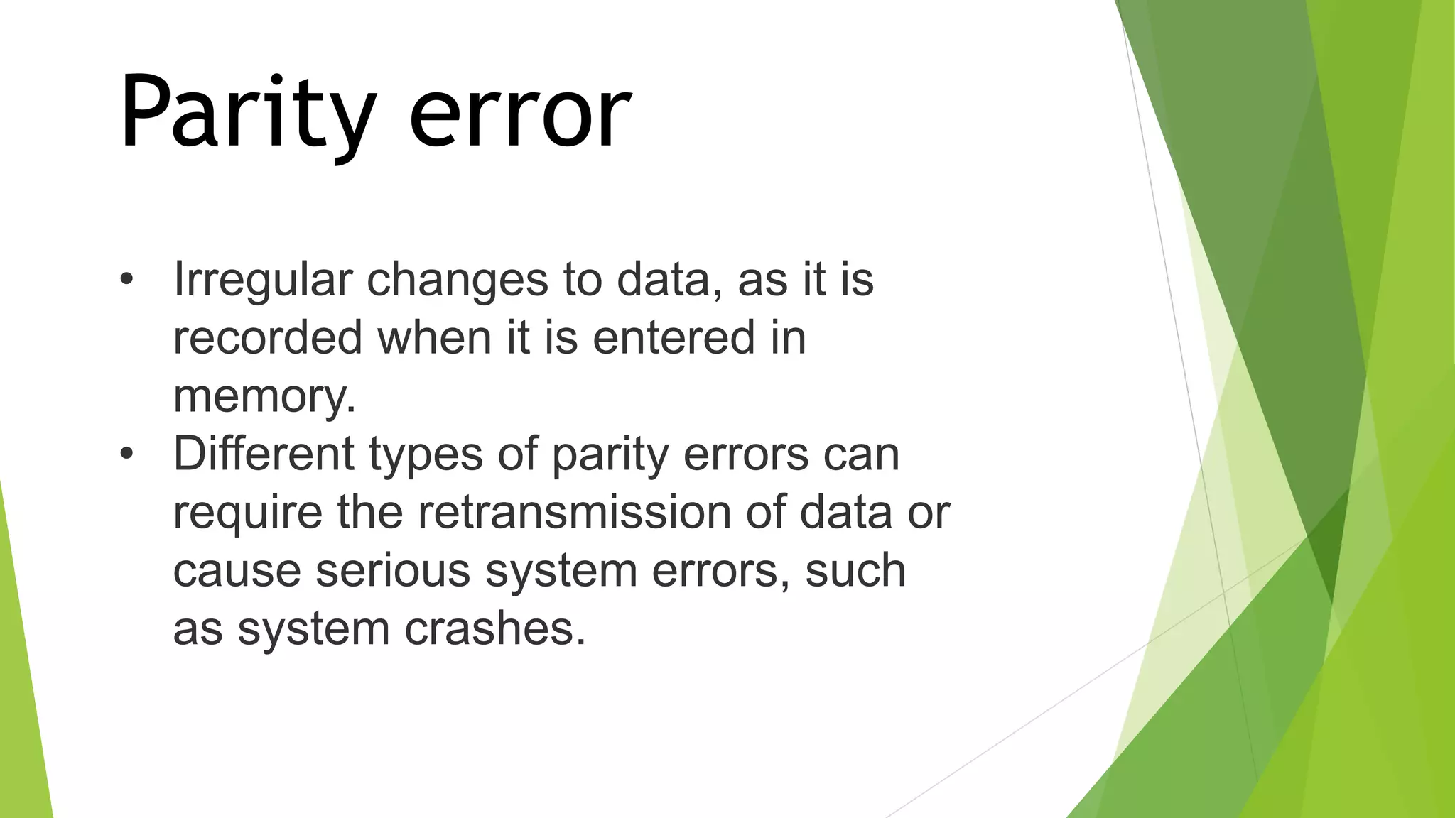 PARITY_GENERATOR_AND_CHECKER_PPT.pptx | Programming Languages | Computing