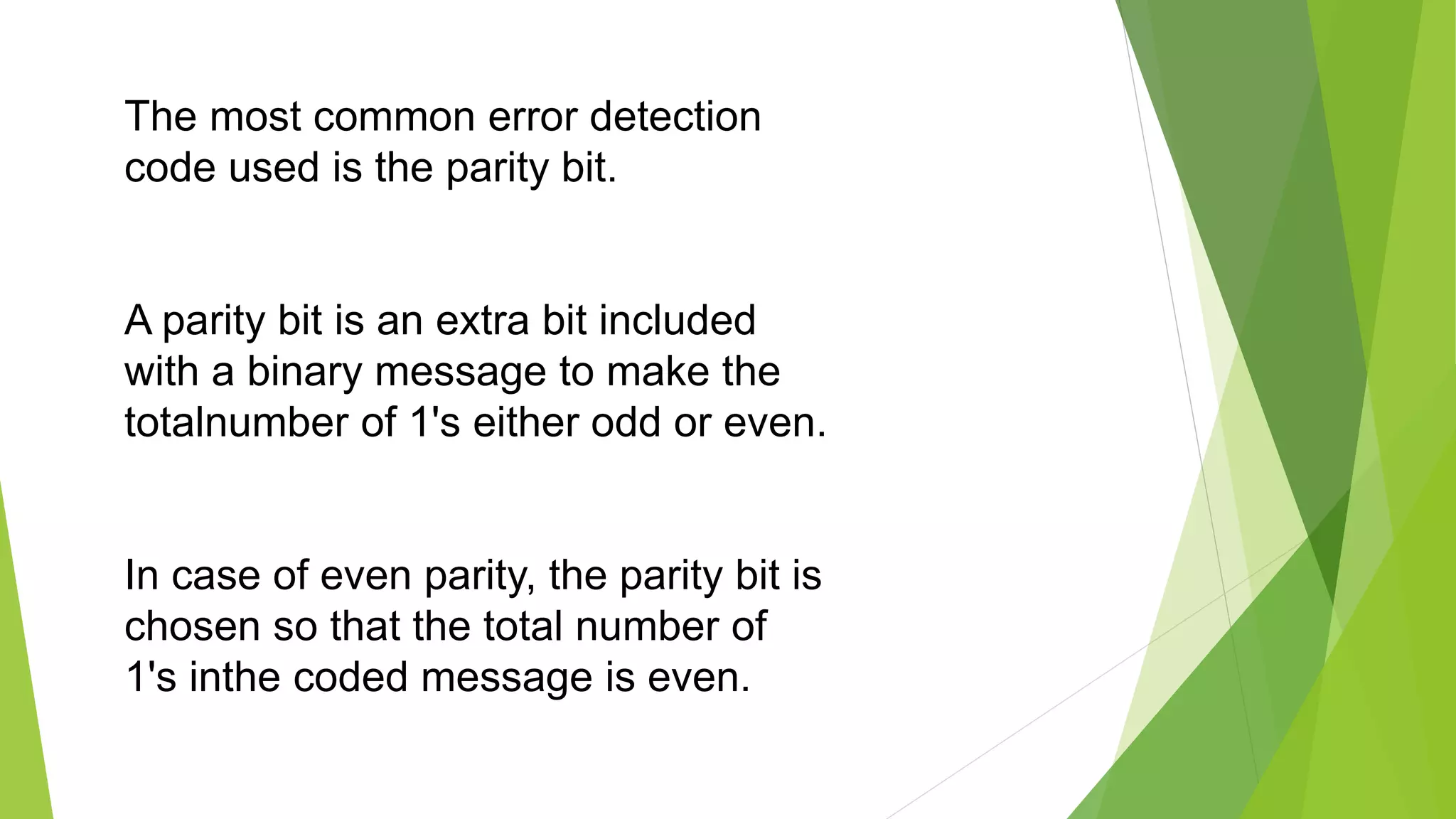 PARITY_GENERATOR_AND_CHECKER_PPT.pptx | Programming Languages | Computing