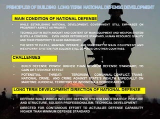 Indonesia's "Strategy, Doctrine of National Defense Posture" Whitepaper ...