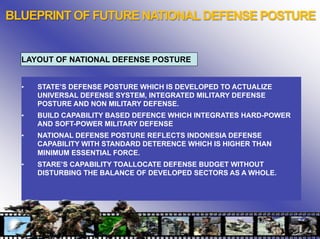 Indonesia's "Strategy, Doctrine of National Defense Posture" Whitepaper ...