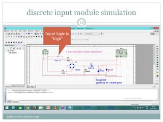 Discrete Input module block diagram and wiring in PLC | PPTX
