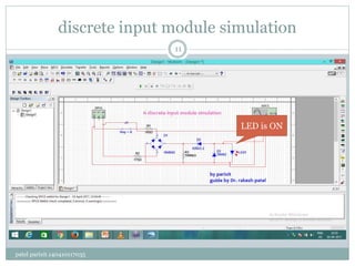 Discrete Input module block diagram and wiring in PLC | PPTX