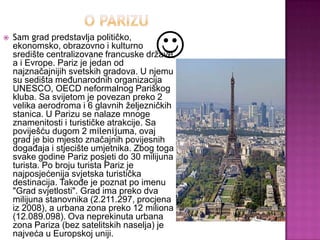 Pariz presentation final | PPTX