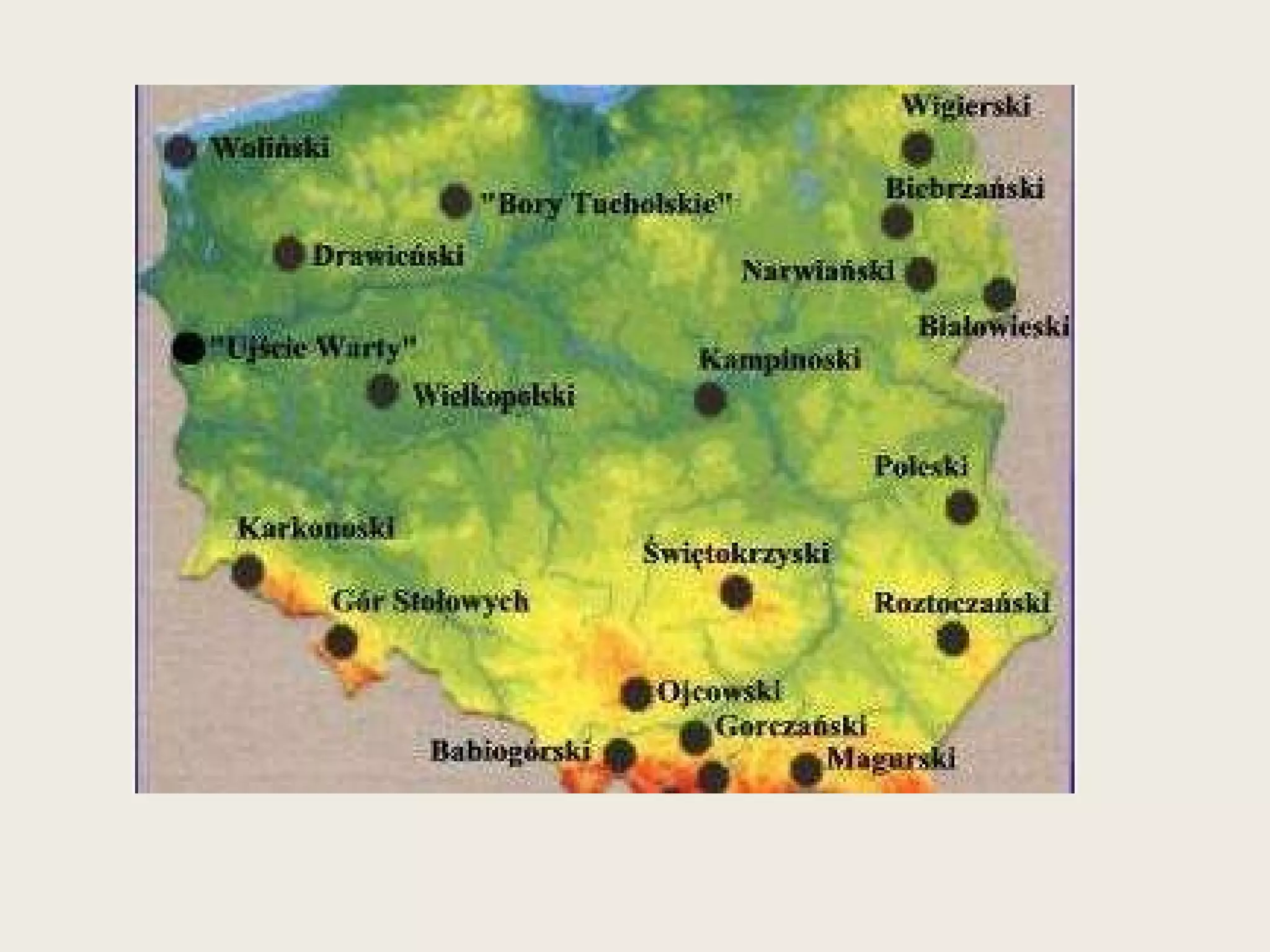 Polish national parks | PPS | Geography | Science