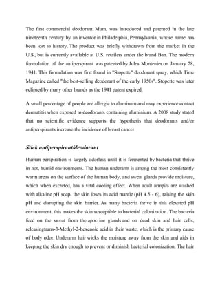 Park avenue deo project report | DOCX