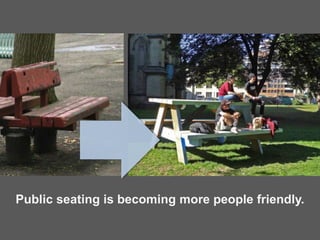 Public Park Seating