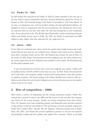 Parker penning global strategy | PDF