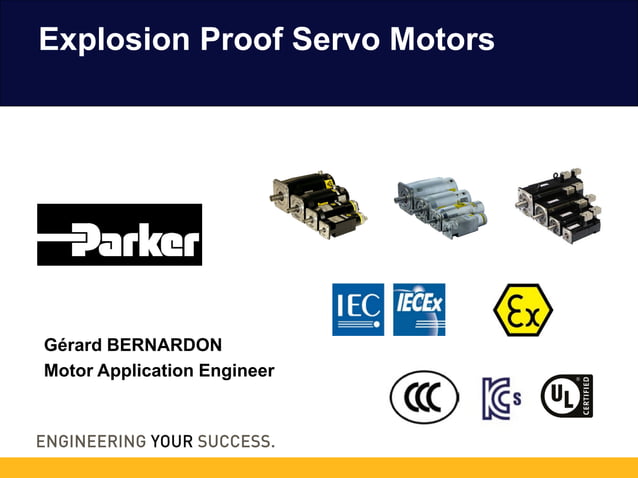 Explosion Proof Servo Motors | Parker Hannifin | PDF