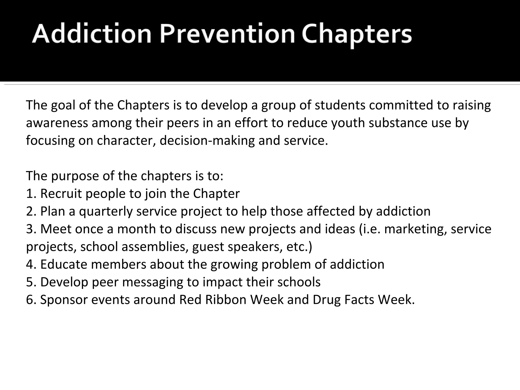 Addiction Prevention Coalition | PPT