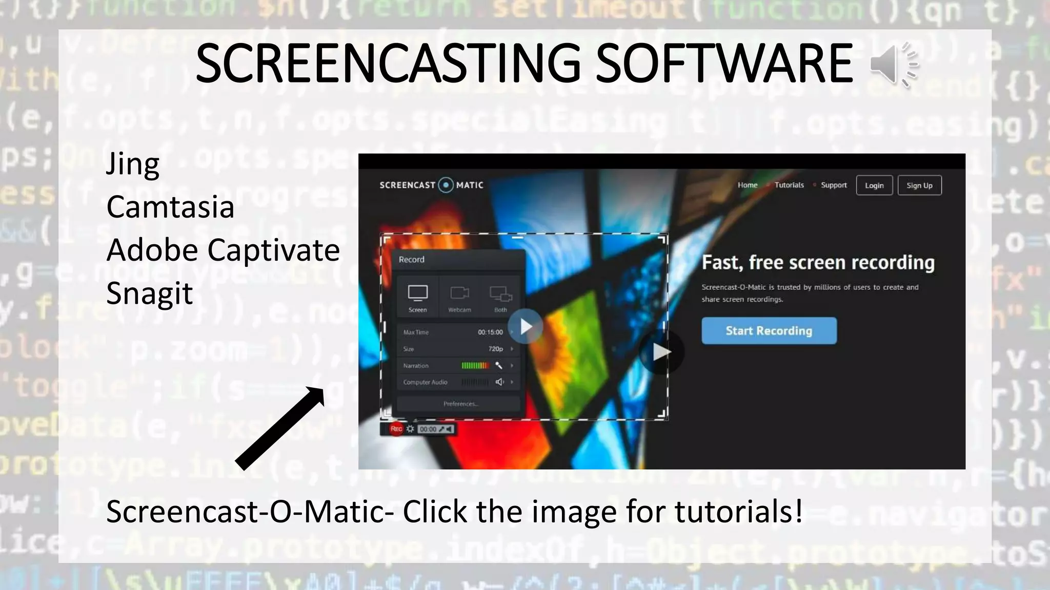 Screencasting Basics for Learning and Teaching | PPT
