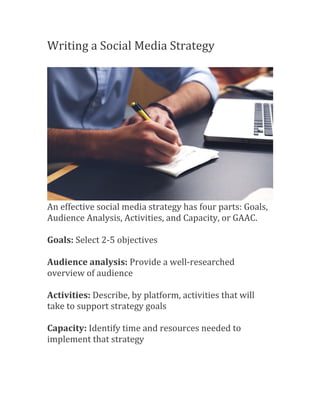 Social Media Strategy Guide | PDF