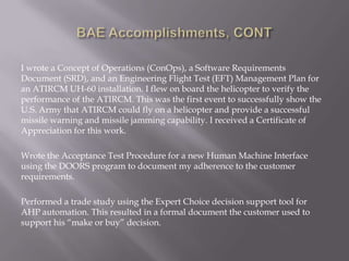 Resume: Robert C. Parker, Principal Systems Engineer | PPTX