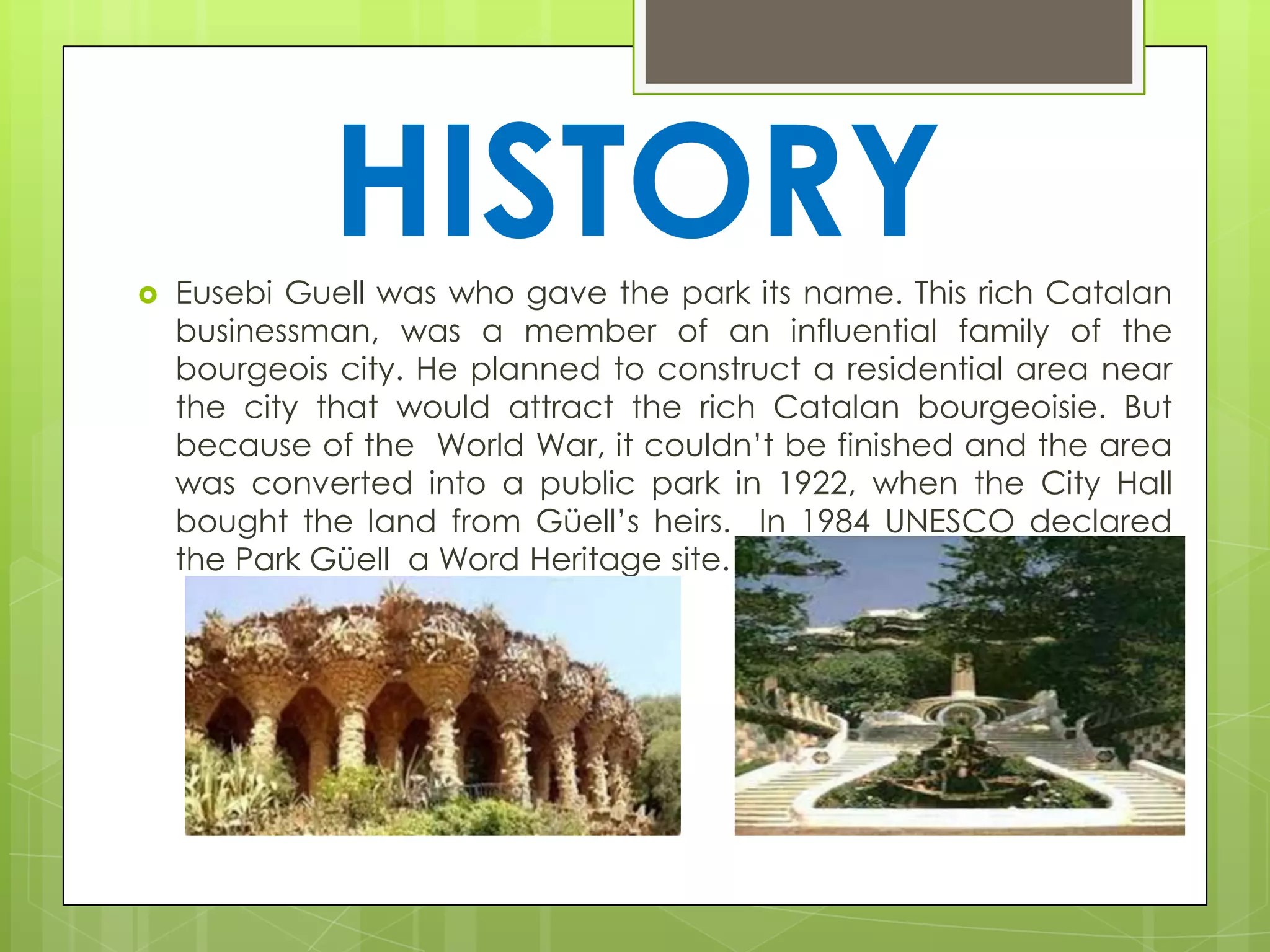 Park güell | PPTX