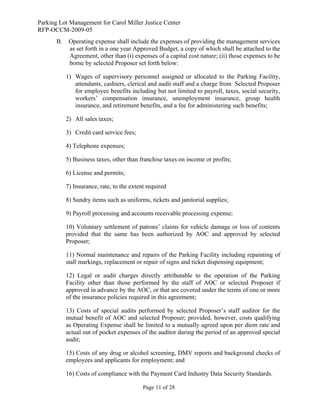 Parking cmjcente-rfp | PDF