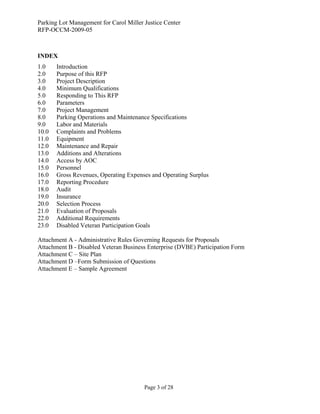 Parking cmjcente-rfp | PDF