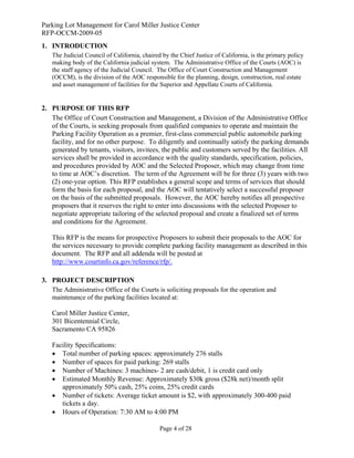 Parking cmjcente-rfp | PDF