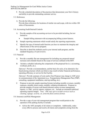 Parking cmjcente-rfp | PDF