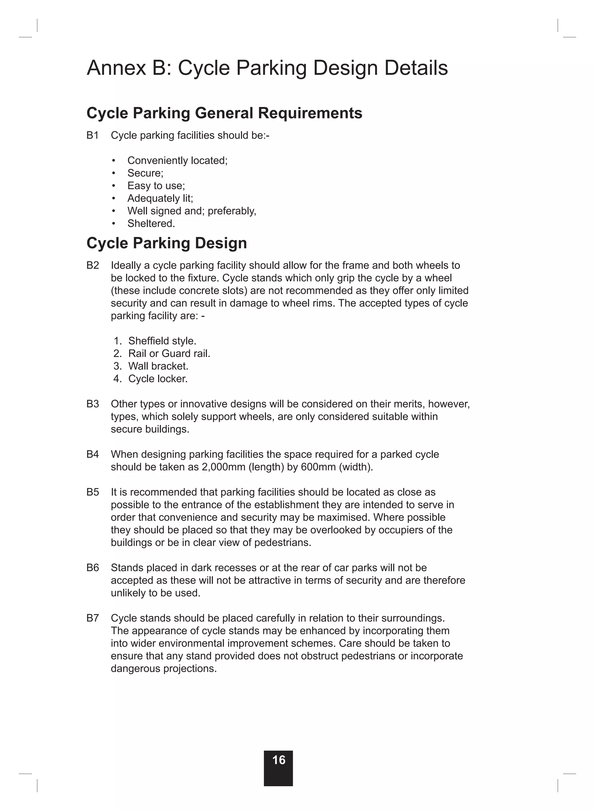 Parking standards | PDF