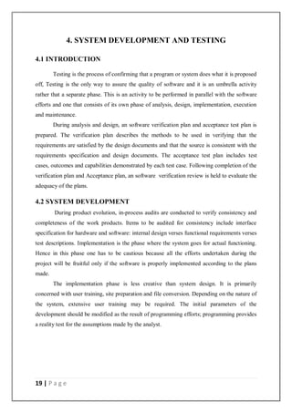 PARKING ALLOTMENT SYSTEM PROJECT REPORT REPORT. | PDF