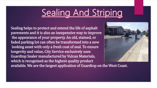 Parking lot stripping | PPT