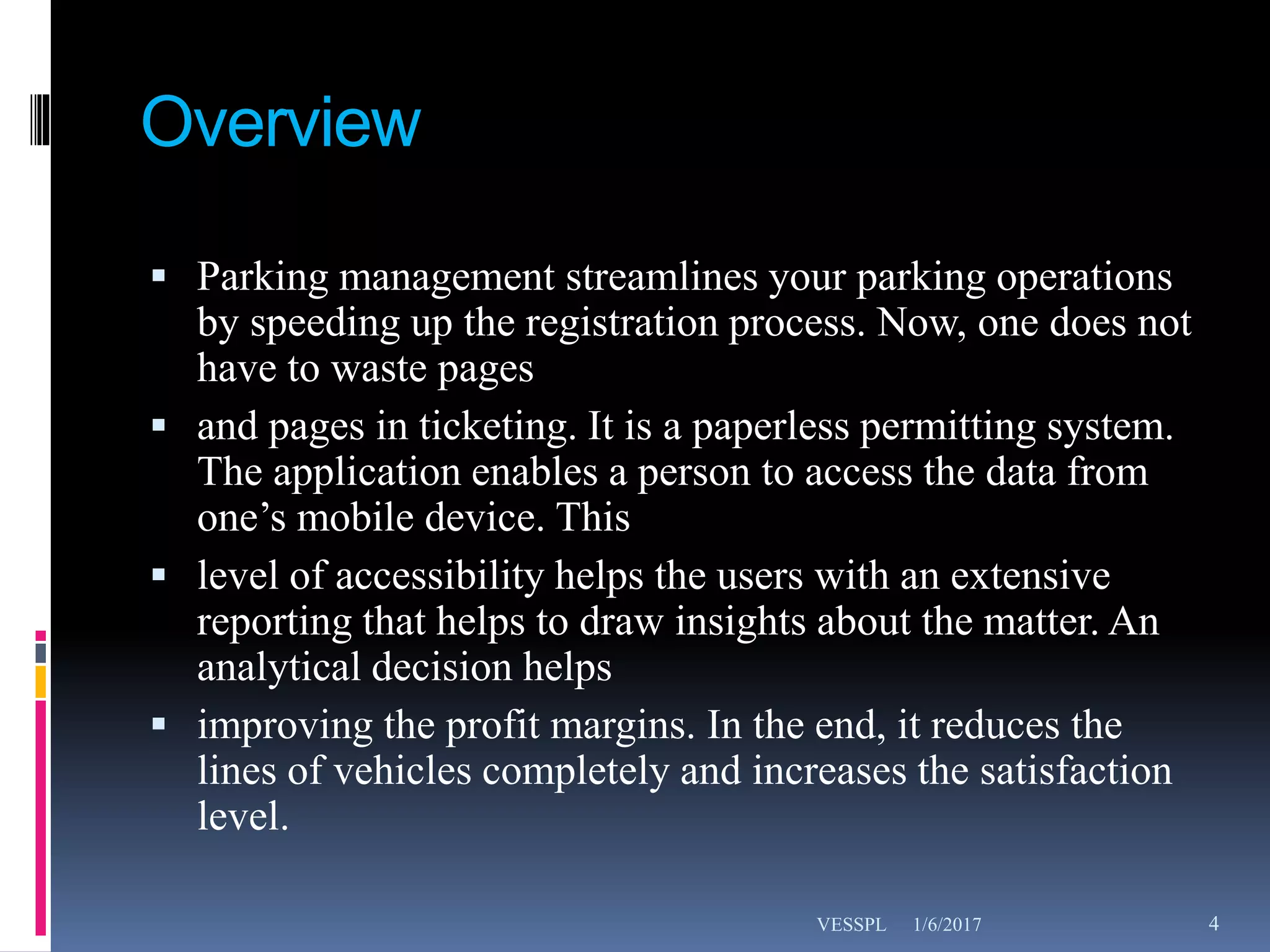 Parking management system | PPTX