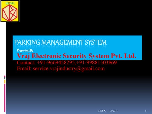 Parking management system | PPTX