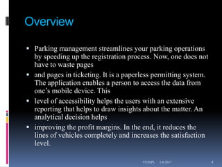 Parking management system | PPTX
