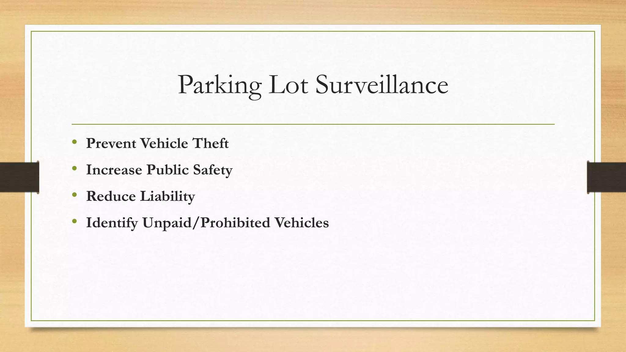 Parking management system ppt | PPTX