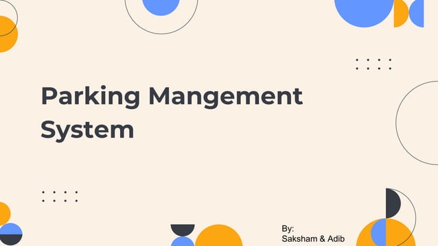 Parking Mangement system presentation.pptx