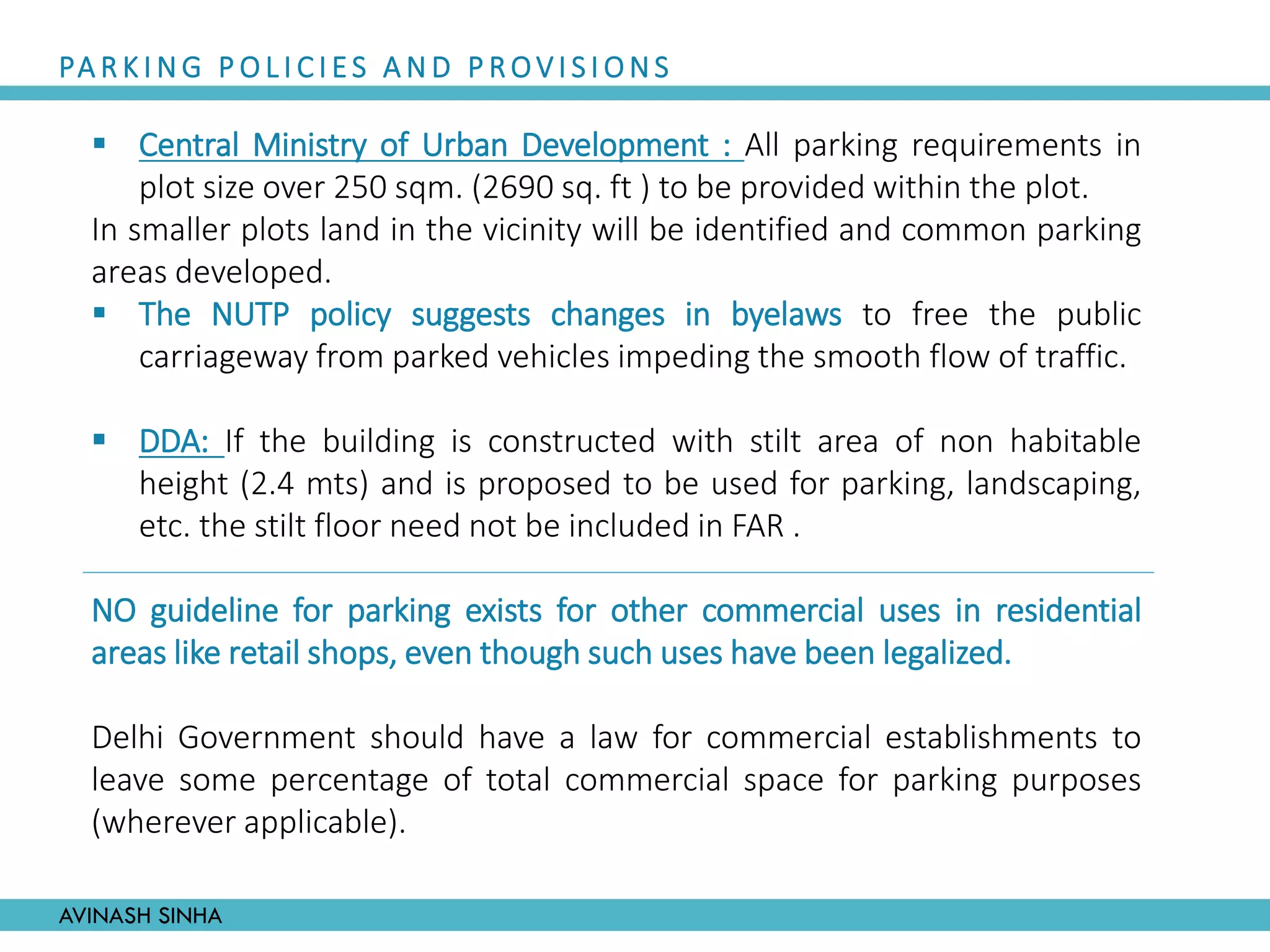 Parking policy sdmc | PDF