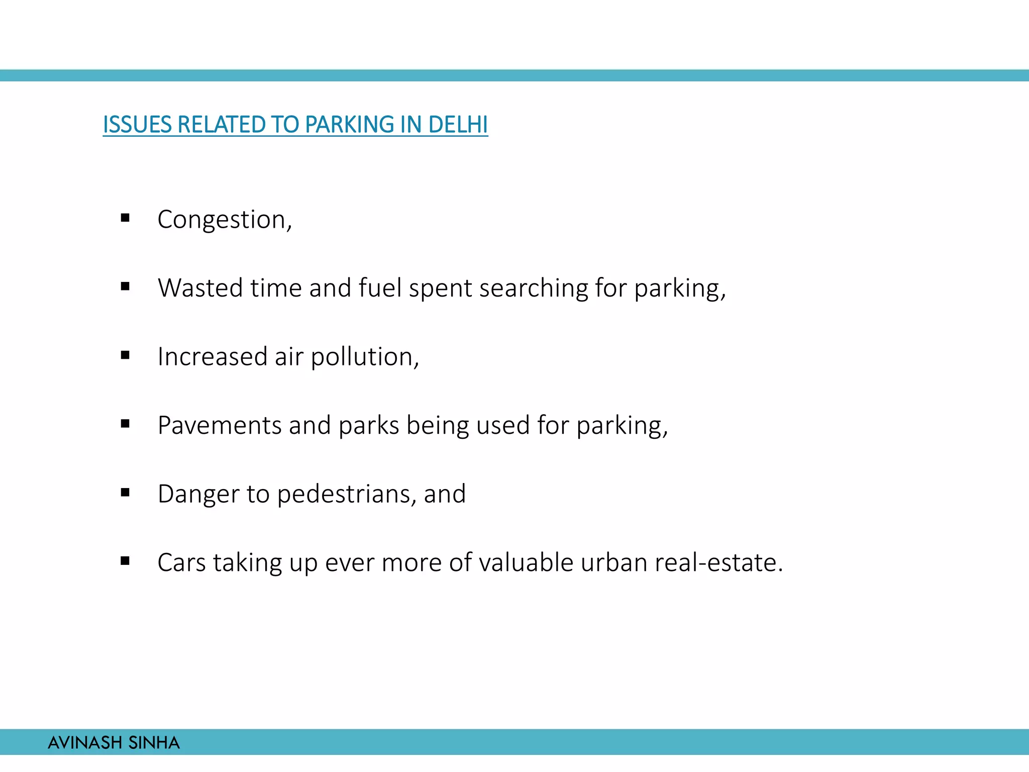 Parking policy sdmc | PDF