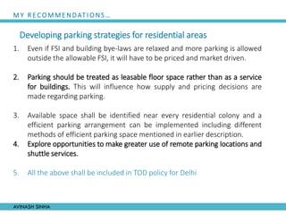 Parking policy sdmc | PDF