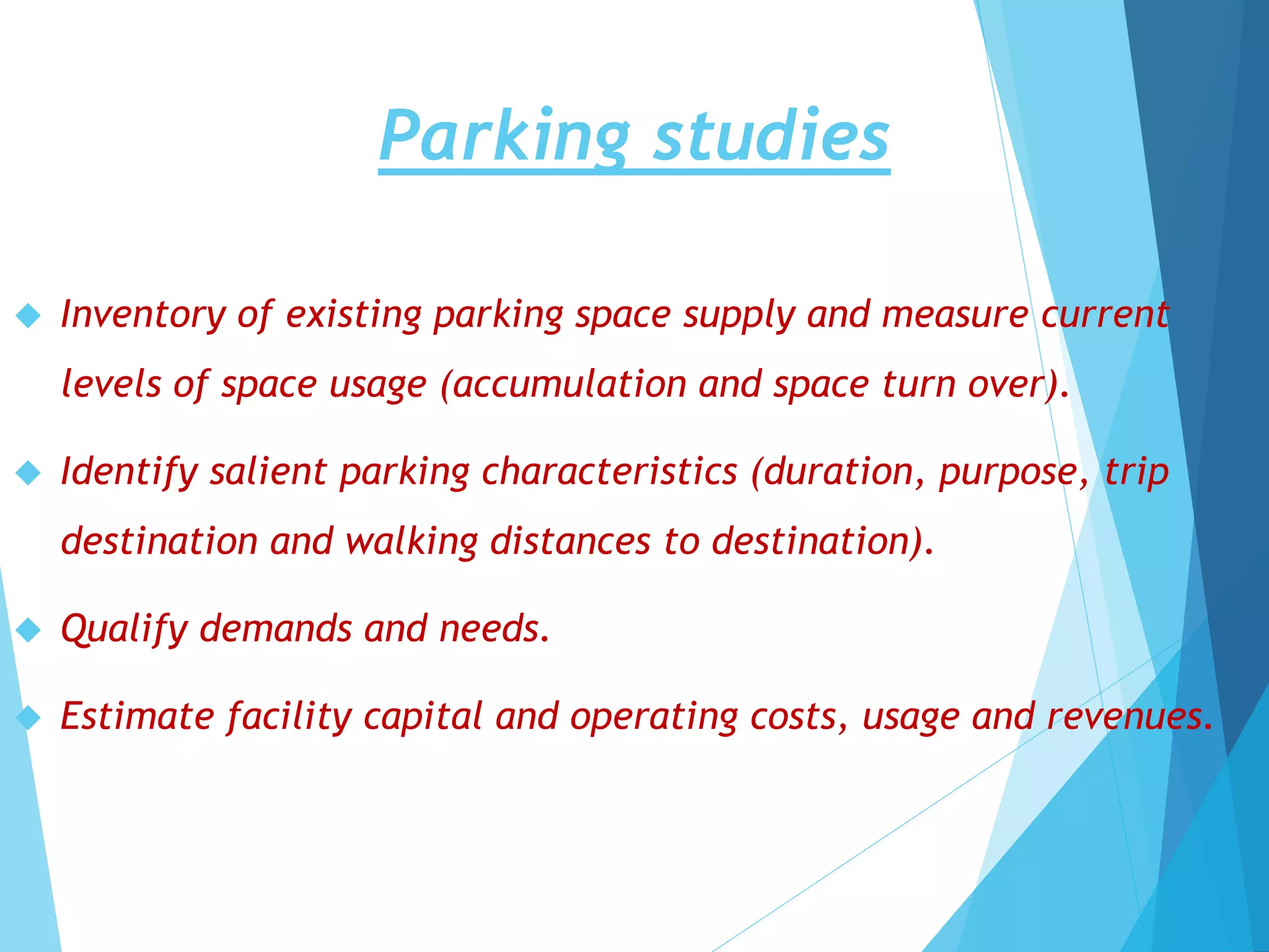 Parking problems | PPTX