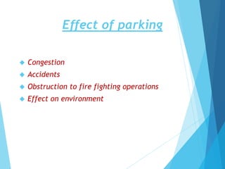 Parking problems | PPTX