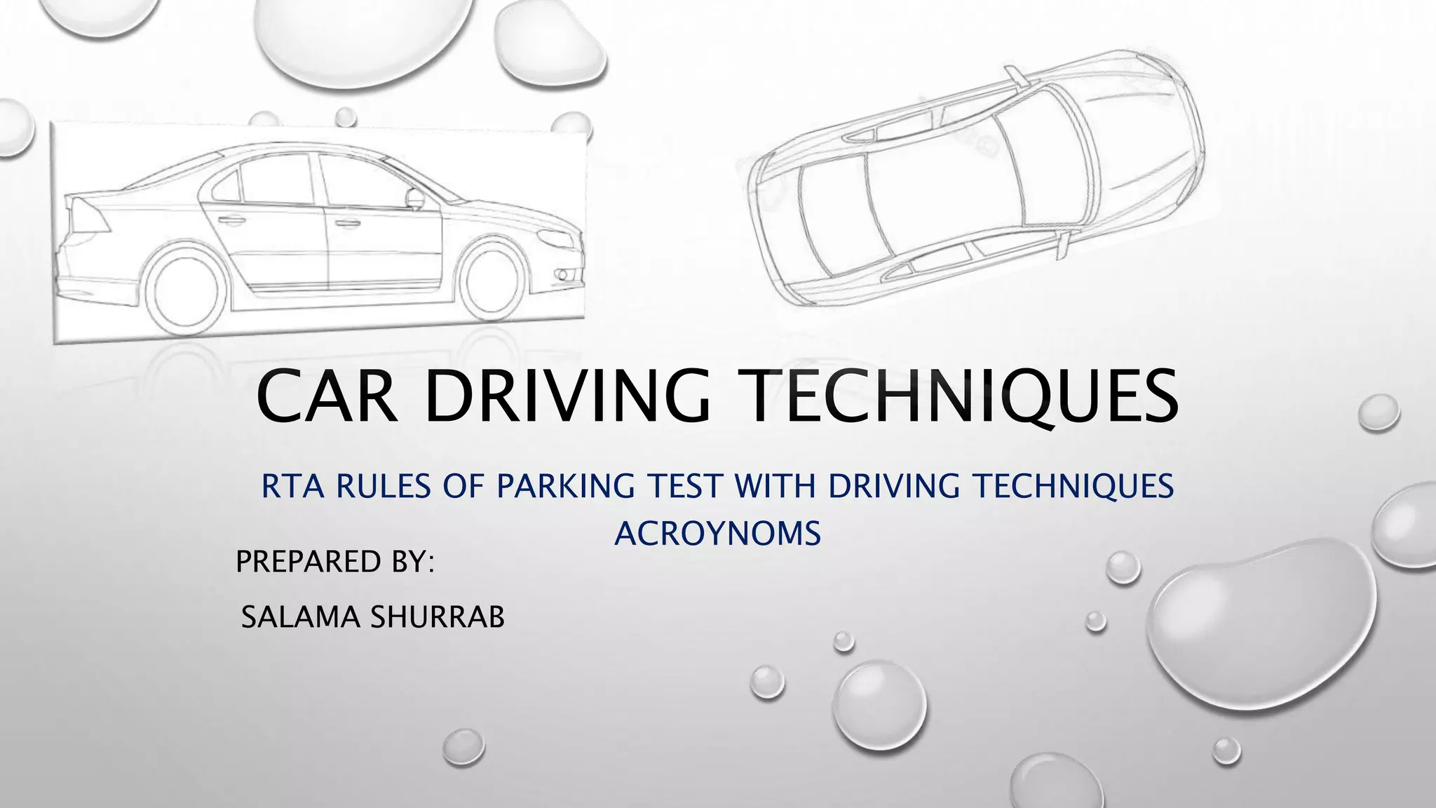 Parking rules to pass rta parking test | PPTX