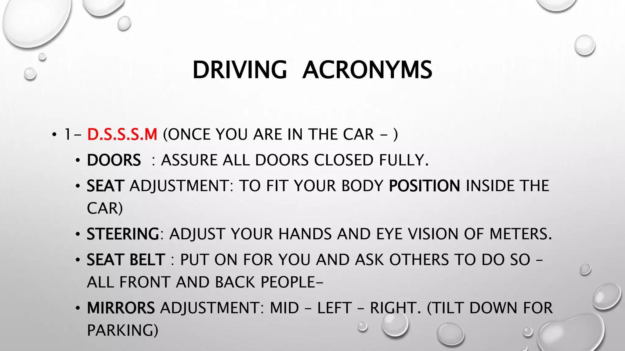 Parking rules to pass rta parking test | PPTX