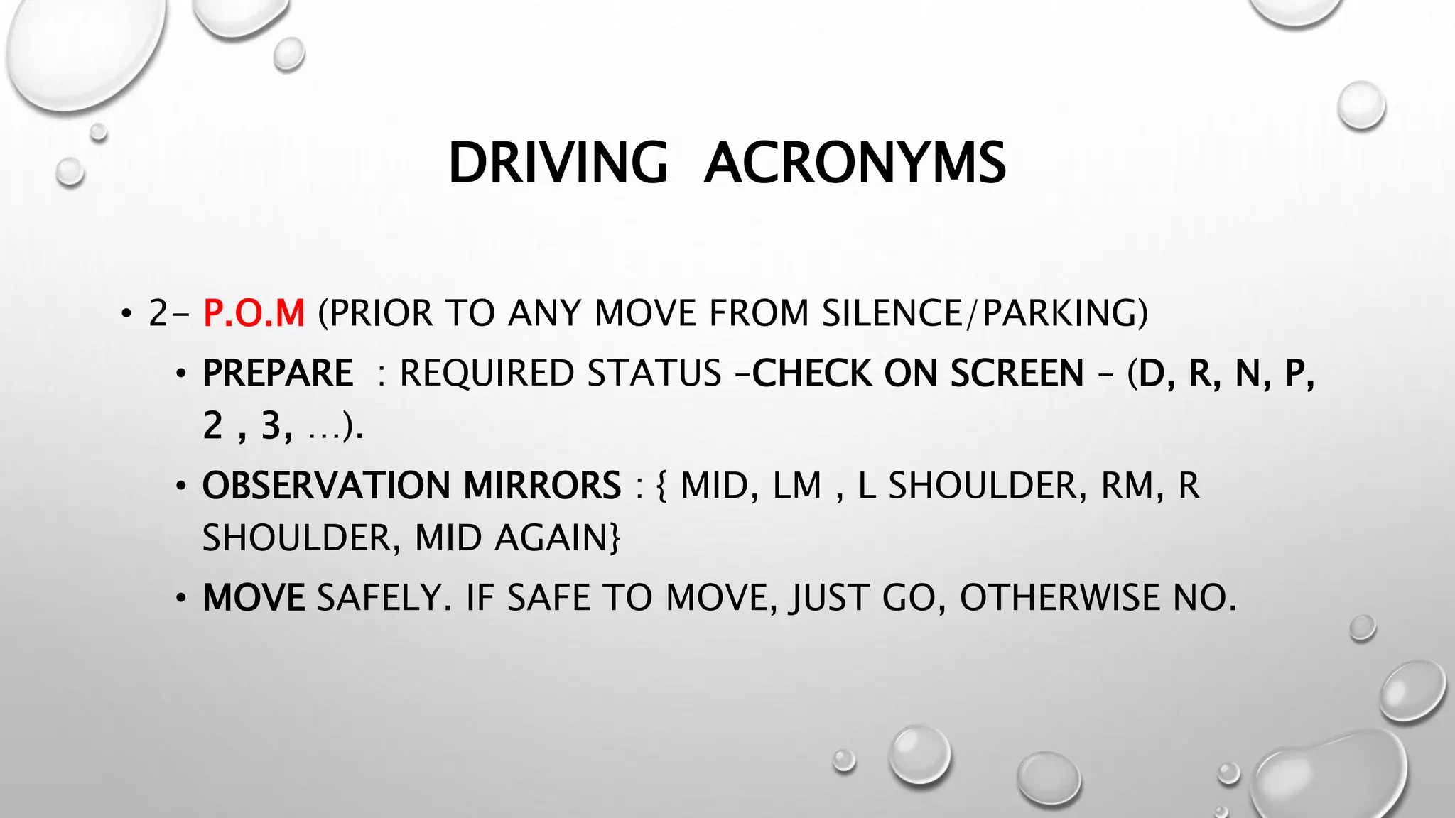Parking rules to pass rta parking test | PPTX
