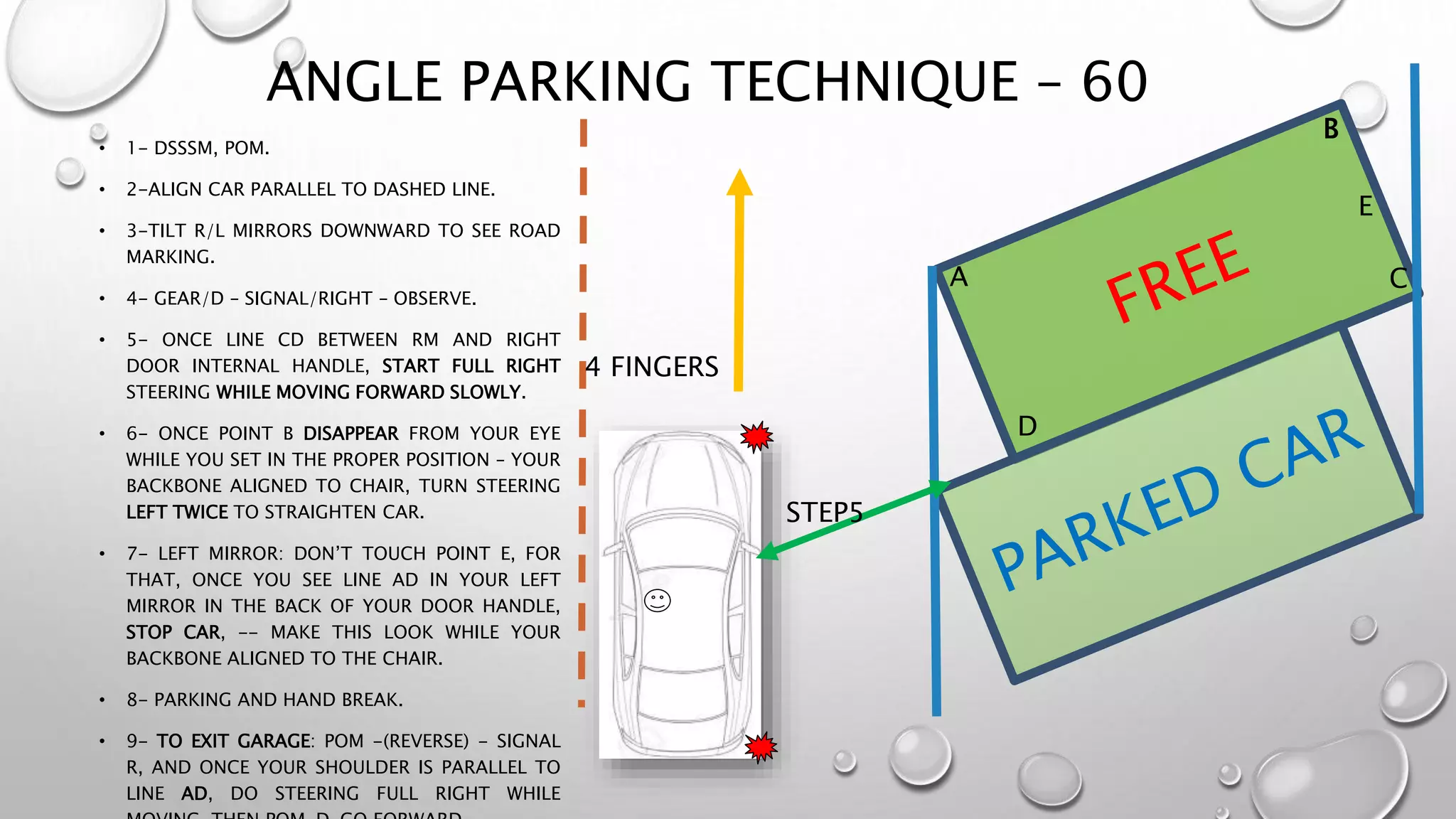 Parking rules to pass rta parking test | PPTX