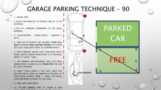 Parking rules to pass rta parking test | PPTX