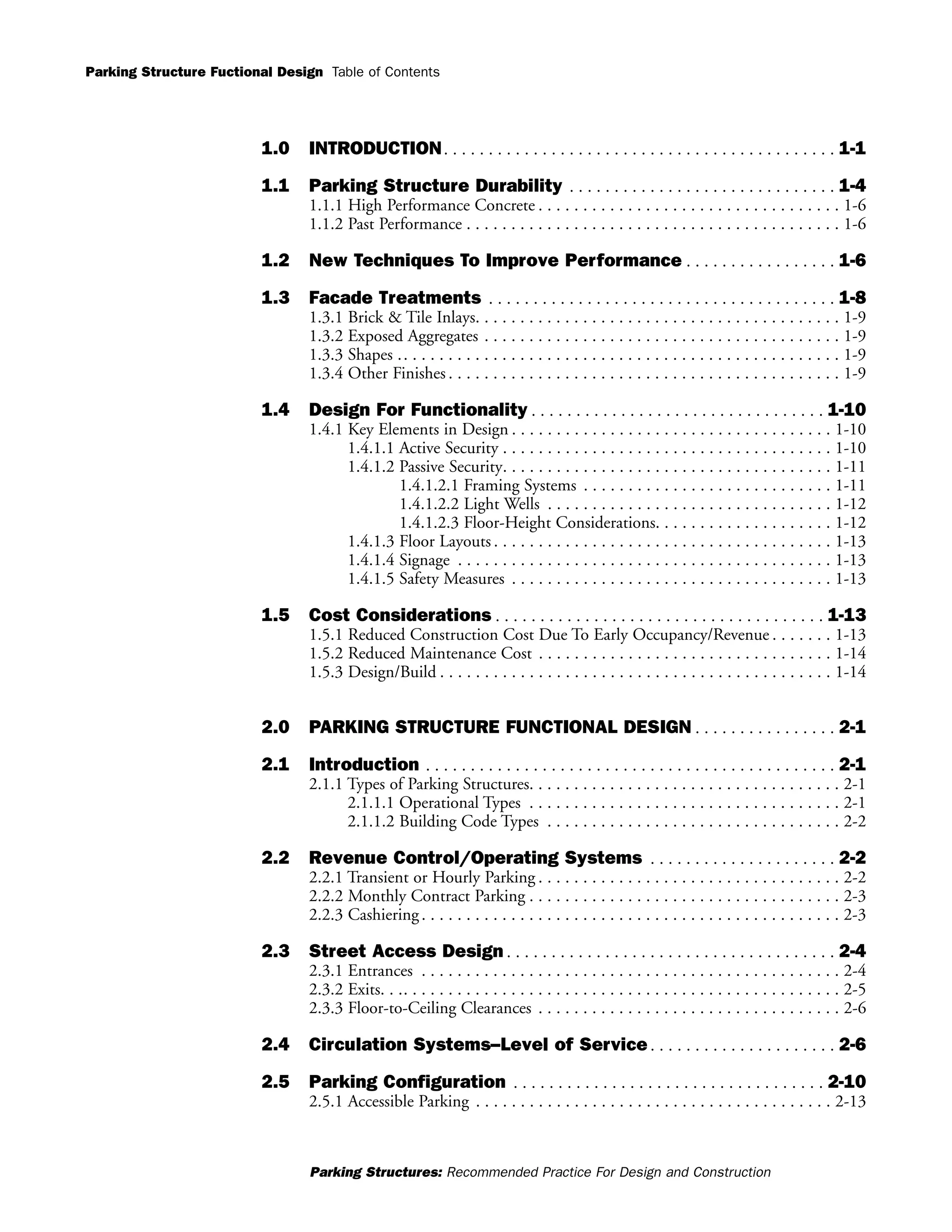 Parking Structures Recommended Practices for Design and Construction | PDF